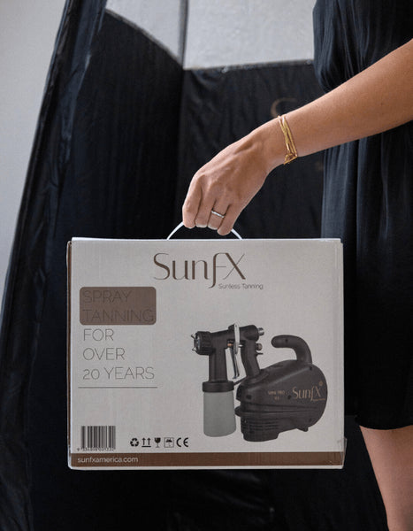 SunFx Spray Tan Machine – Pro Mini V2 with Classic HVLP – Spray & Sun